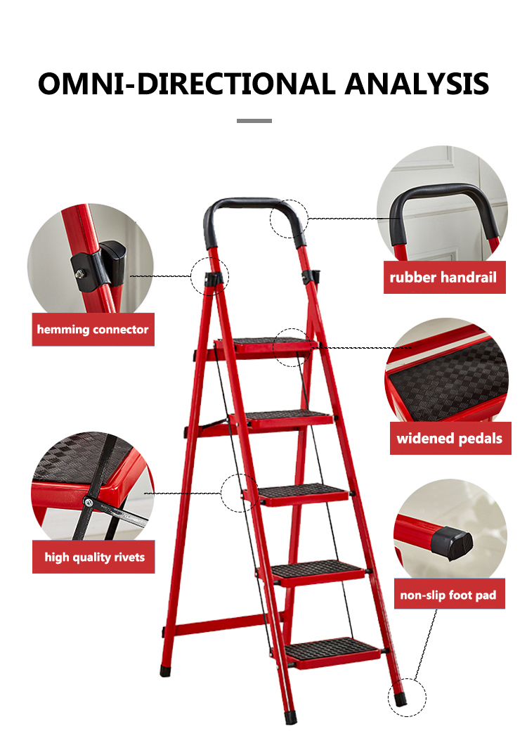 3/4/5/6 Step Ladder Foldable Aluminum Hagdanan heavy duty Step ladder ...
