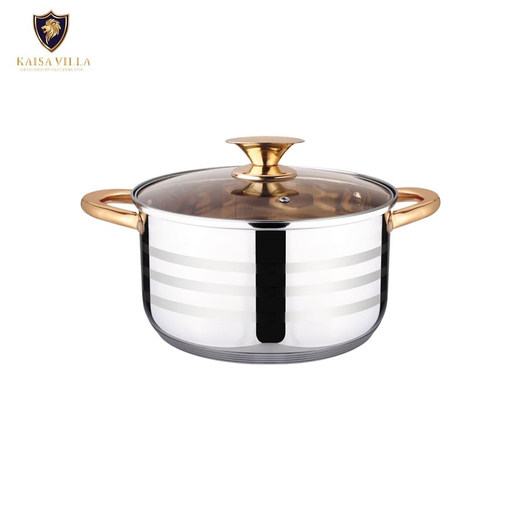 KaisaVilla casserole with lid stainless Steel soup pot cooking pot ...