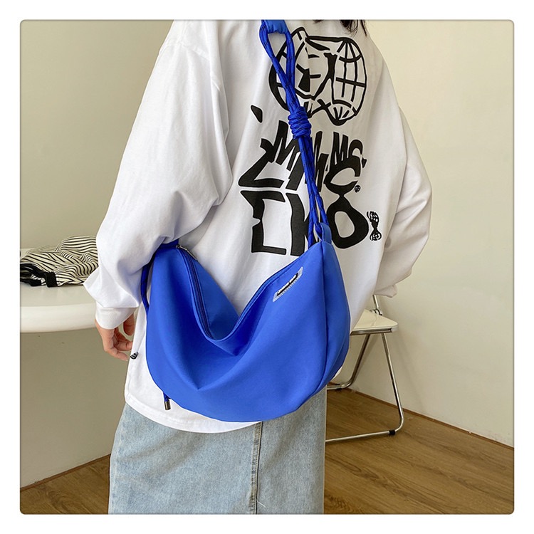 Mumu 5044 Japanese Drawstring Casual Nylon Women Sling Bag Shoulder ...