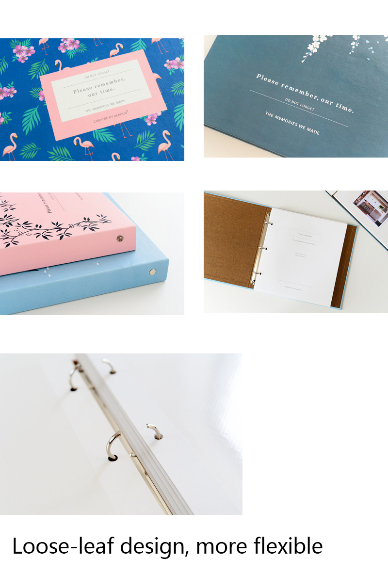 Self Adhesive Photo Albums Memory Book Holds 5 or 6 inch Photos 100 ...