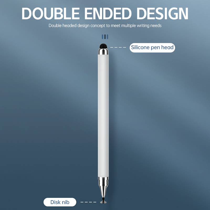Stylus double-ended disc silicone tip office phone tablet pen video ...