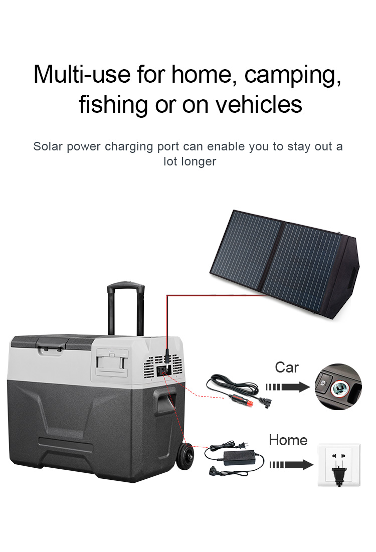 Alpicool ECX Solar Car Refrigerator Potable Small Refrigerator 12V/24V ...