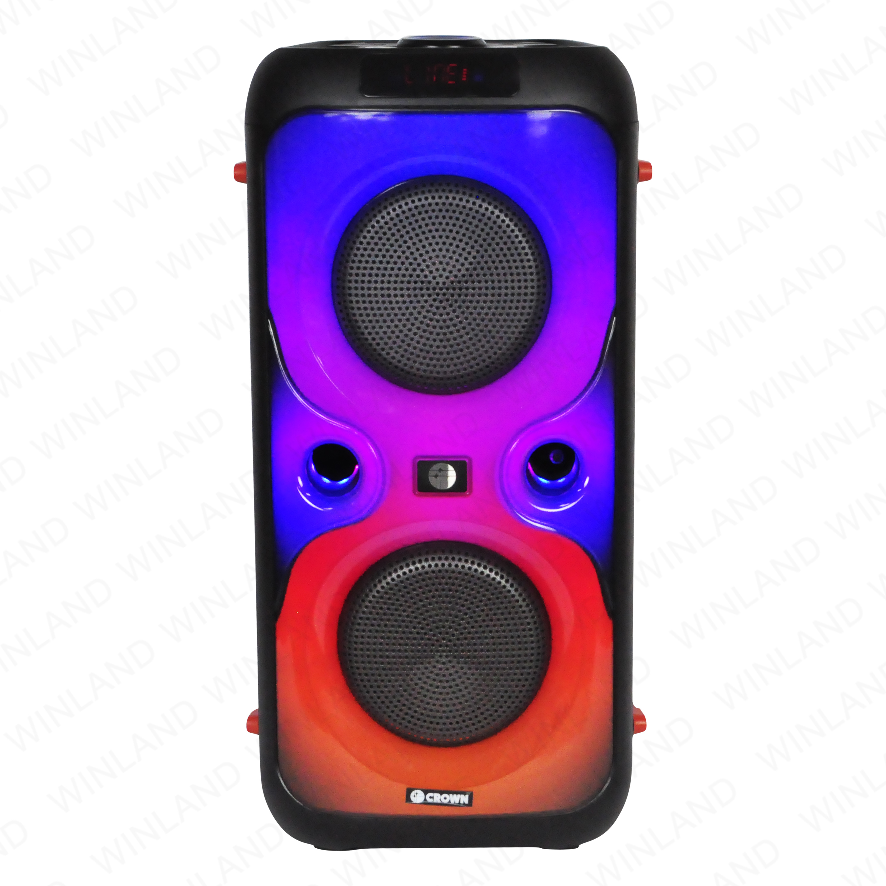 Crown by Winland 150W Portable Dancing Light Baffle Party Box with ...