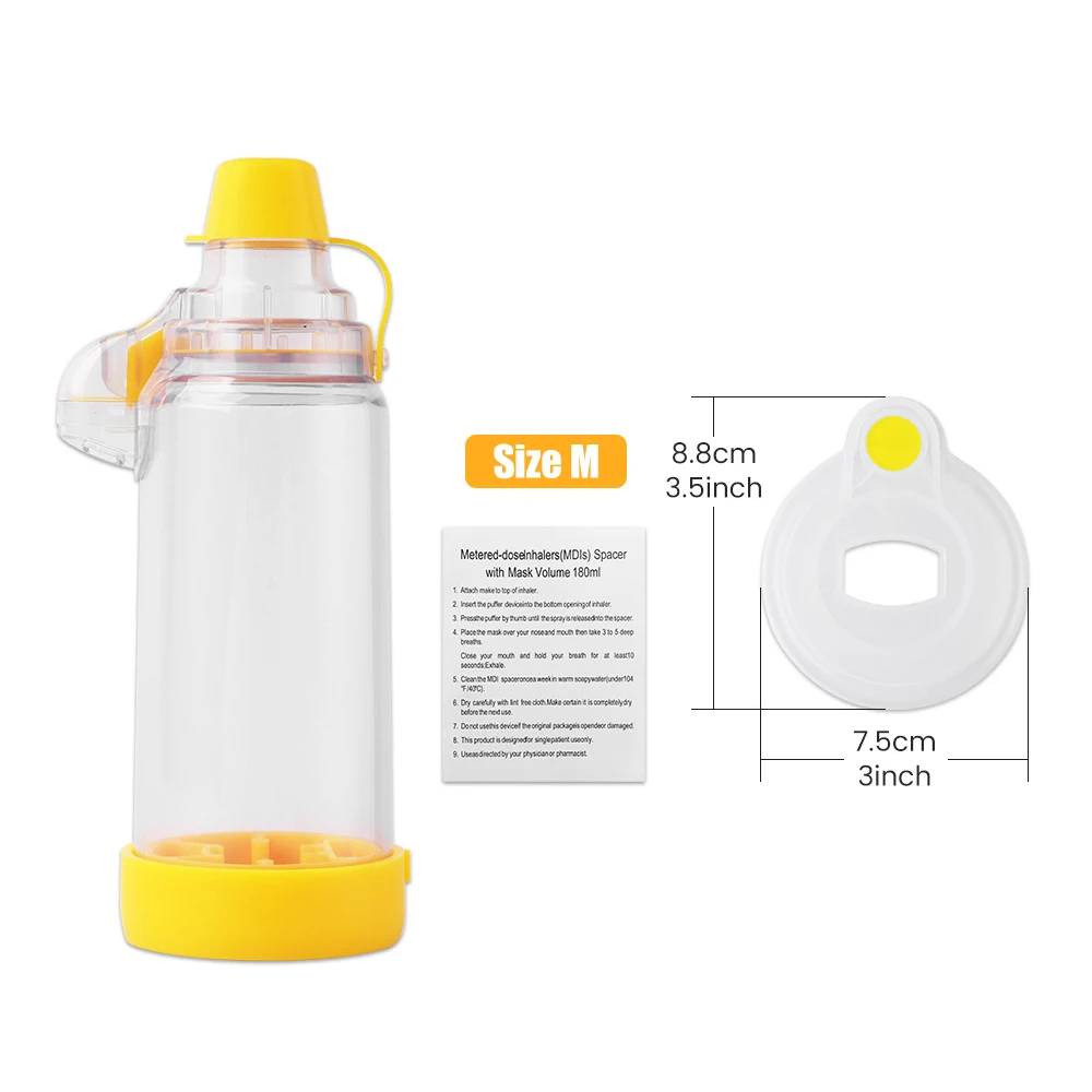Silicone Asthma Spacer Inhaler Spacer Device Aerosol Cabin Aerosol ...