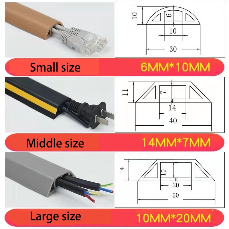 Wire Shielding Strip Wire Fixed Wire Layering Wire Storage Wiring Duct ...