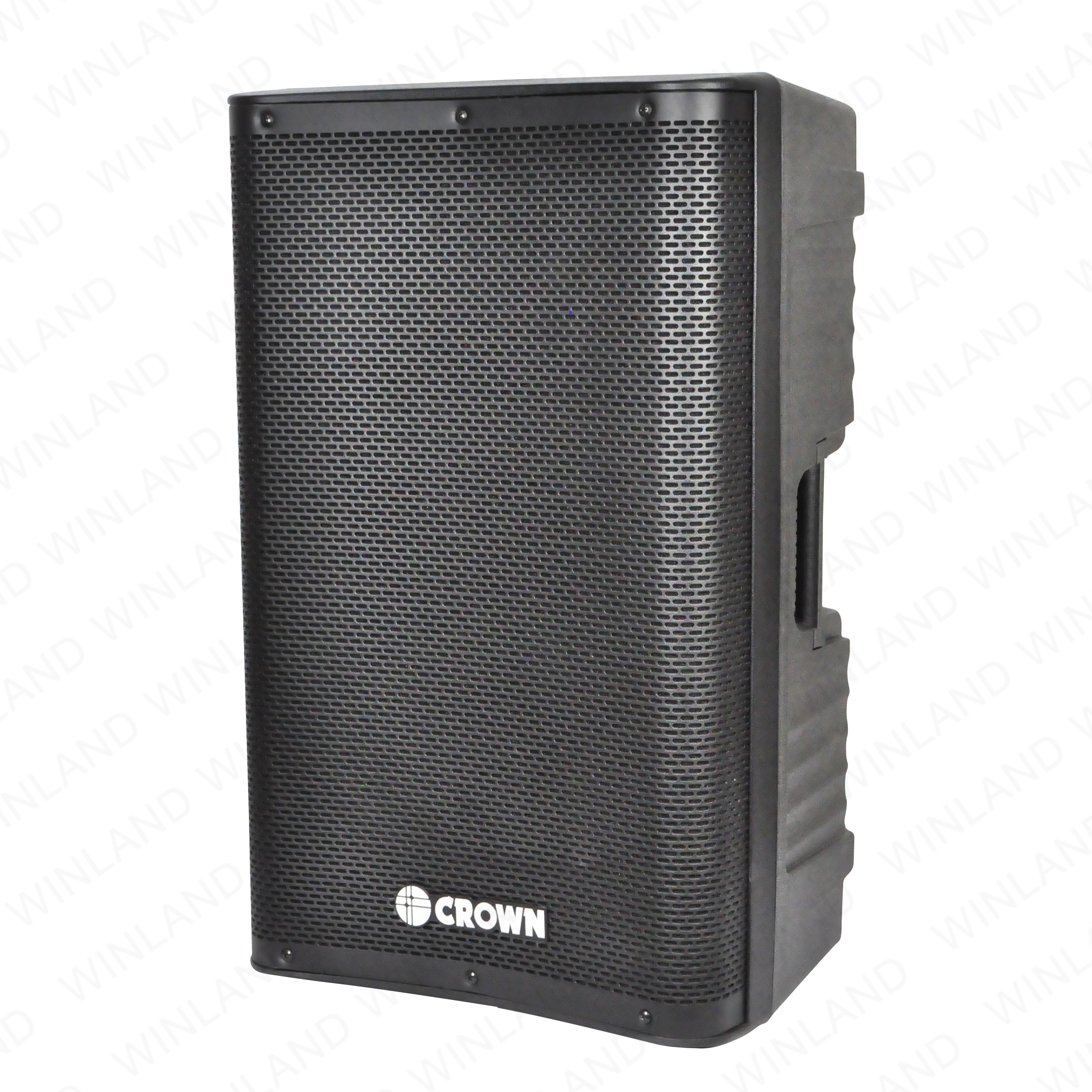 Crown by Winland 2-Way 15inch Professional Amplified Baffle Trolley ...