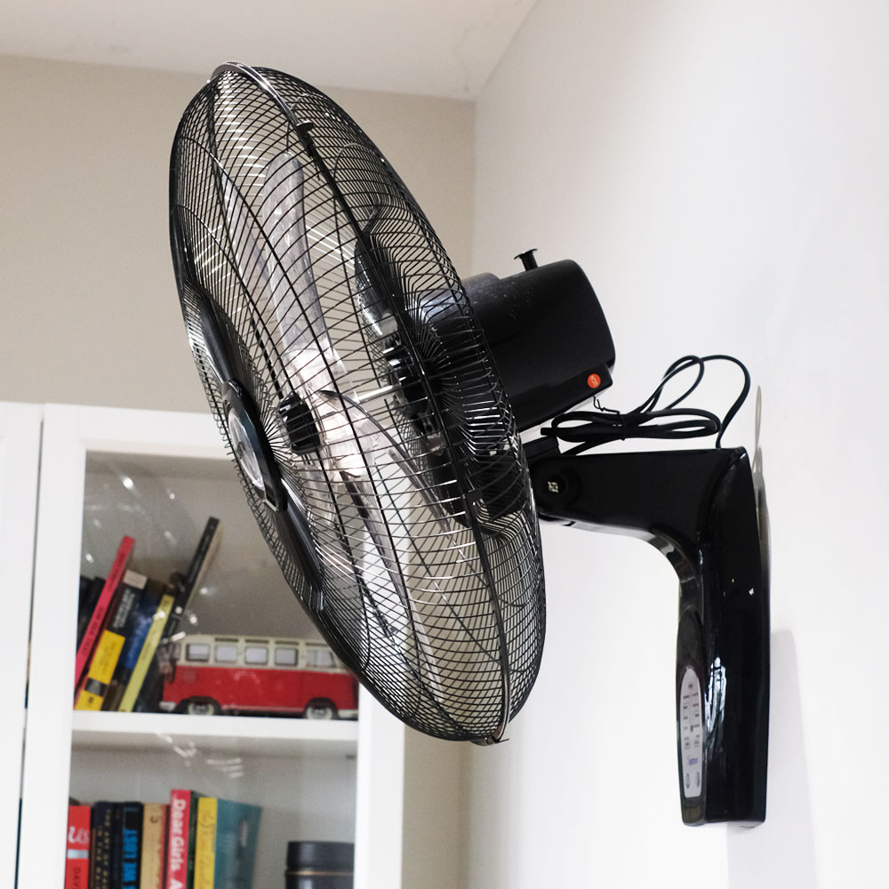 Astron REMOTEC2044 20" Electric Wall Fan - Black | Remote & Timer ...