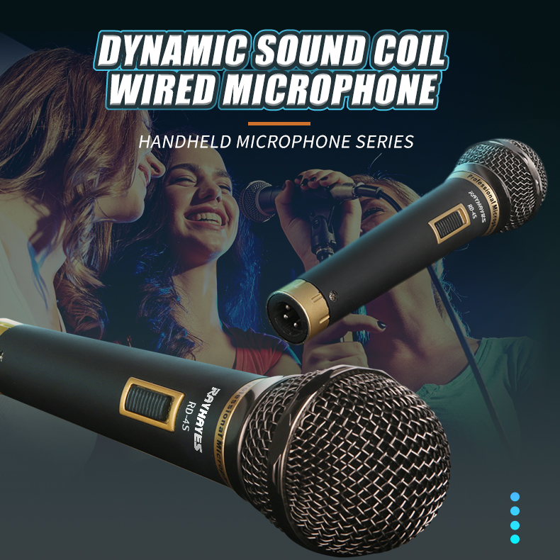 rayhayes wired microphone Cardioid Dynamic Microphone High Class Karaoke | Shopee Philippines