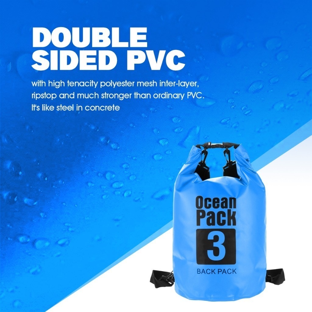 (15L 20L 30L) Waterproof Bag Ocean Pack Dry Bag Outdoor Swimming Backpack Sling Shoulder Travel ...