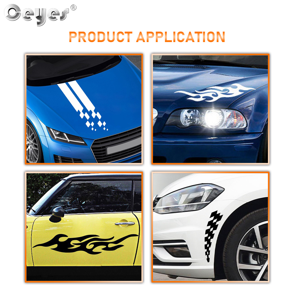 Ceyes DIY Car Sticker Car Decal Motorcycle Car Interior Design Adhesive ...