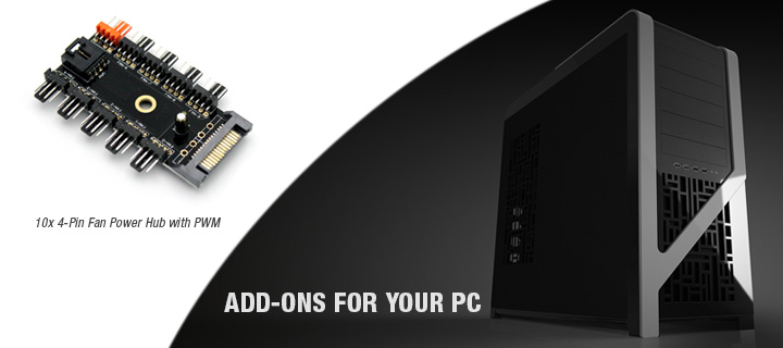 SATA to 10x 4-Pin Fan Power Hub with PWM for PC Cooling Fans | Shopee ...