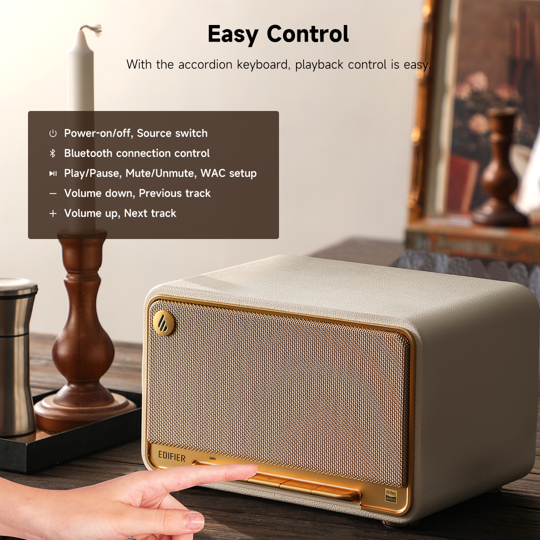 Edifier D32 Hi-Res Audio and Hi-Res Audio Wireless certified Tabletop ...