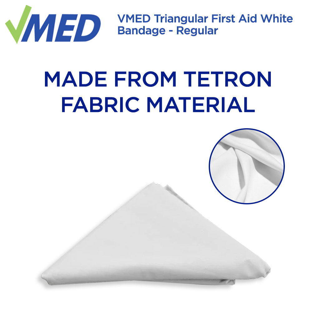 VMED Medical Triangular First-Aid Bandage (40x40x60inches) (1pc ...