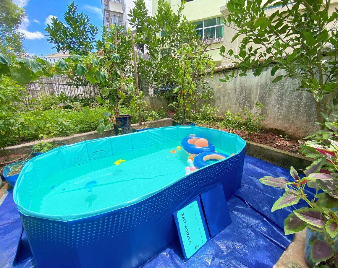 Swimming Pool Large Foldable Family Swimming Pool 3.0/2.6/2.1M Non ...