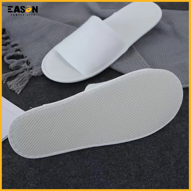 EasonShop COD Towelling Open Closed Toe Hotel Slipper Spa Shoes ...