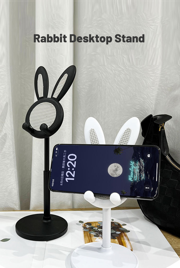 Bunny Phone Stand Rabbit Foldable Telescopic Portable Phone Holder ...