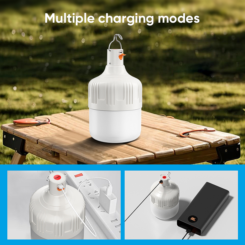 Mitsushi 30W-90W LED Emergency bulb light Outdoor waterproof charging ...