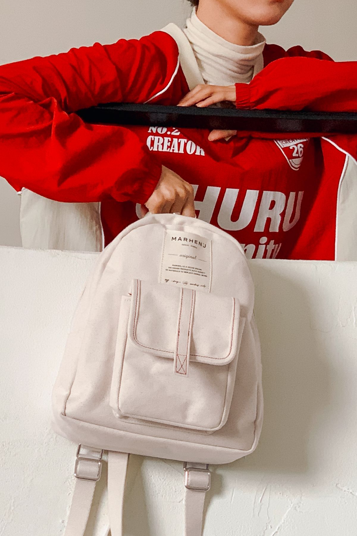 MARHEN.J Mark Backpack (Canvas) | Shopee Philippines