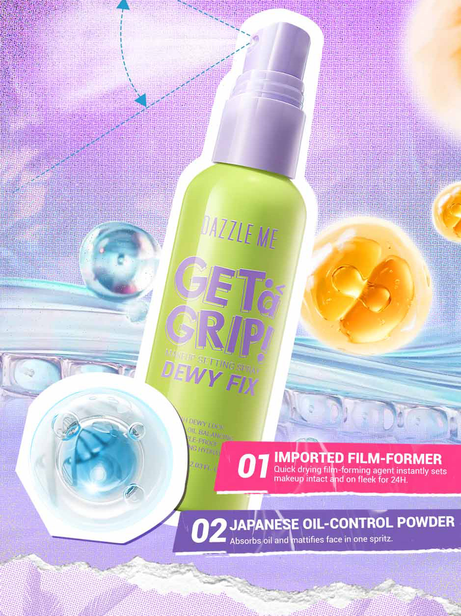 MOST LOVED! | DAZZLE ME Get a Grip! Makeup Setting Spray Make Up Set ...
