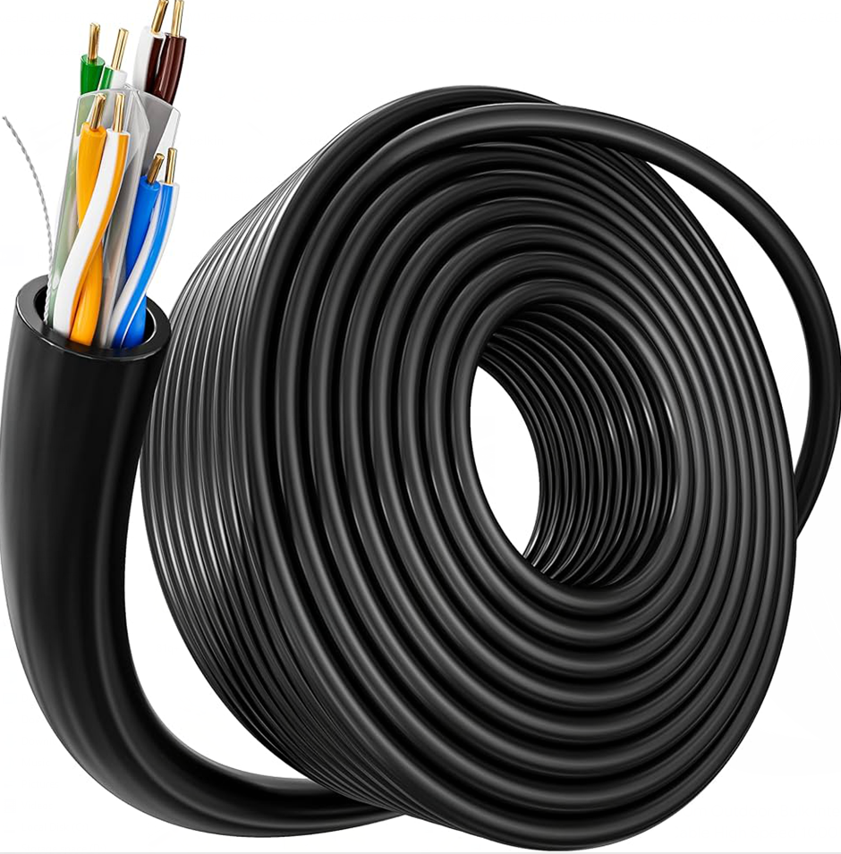 CAT6 Outdoor 10M 15M 20M Ethernet Cable RJ45 UTP Waterproof Outdoor Lan ...