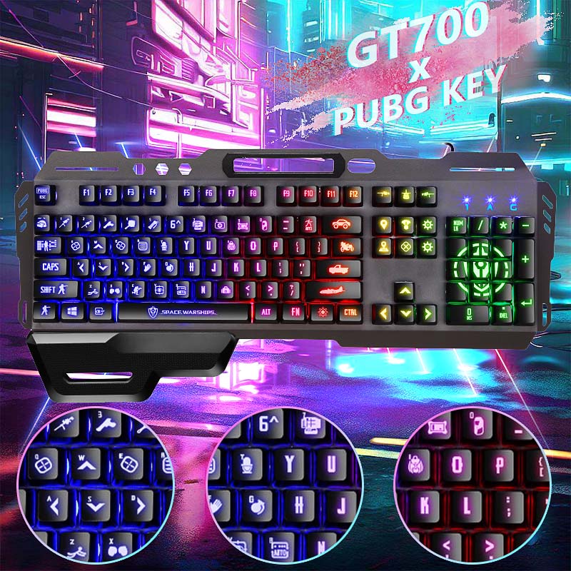 GK70 RGB Gaming Keyboard And Mouse Set With 104 Keys Backlight Wired ...