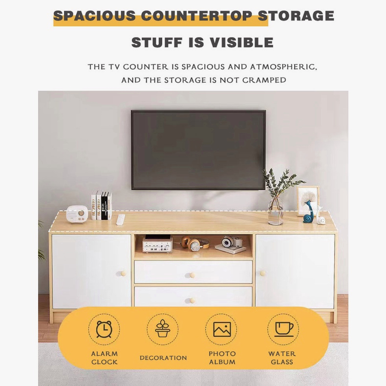 [Fit for 55"TV] TV Rack Cabinet 120/140 cm TV Cabinet Furniture TV ...