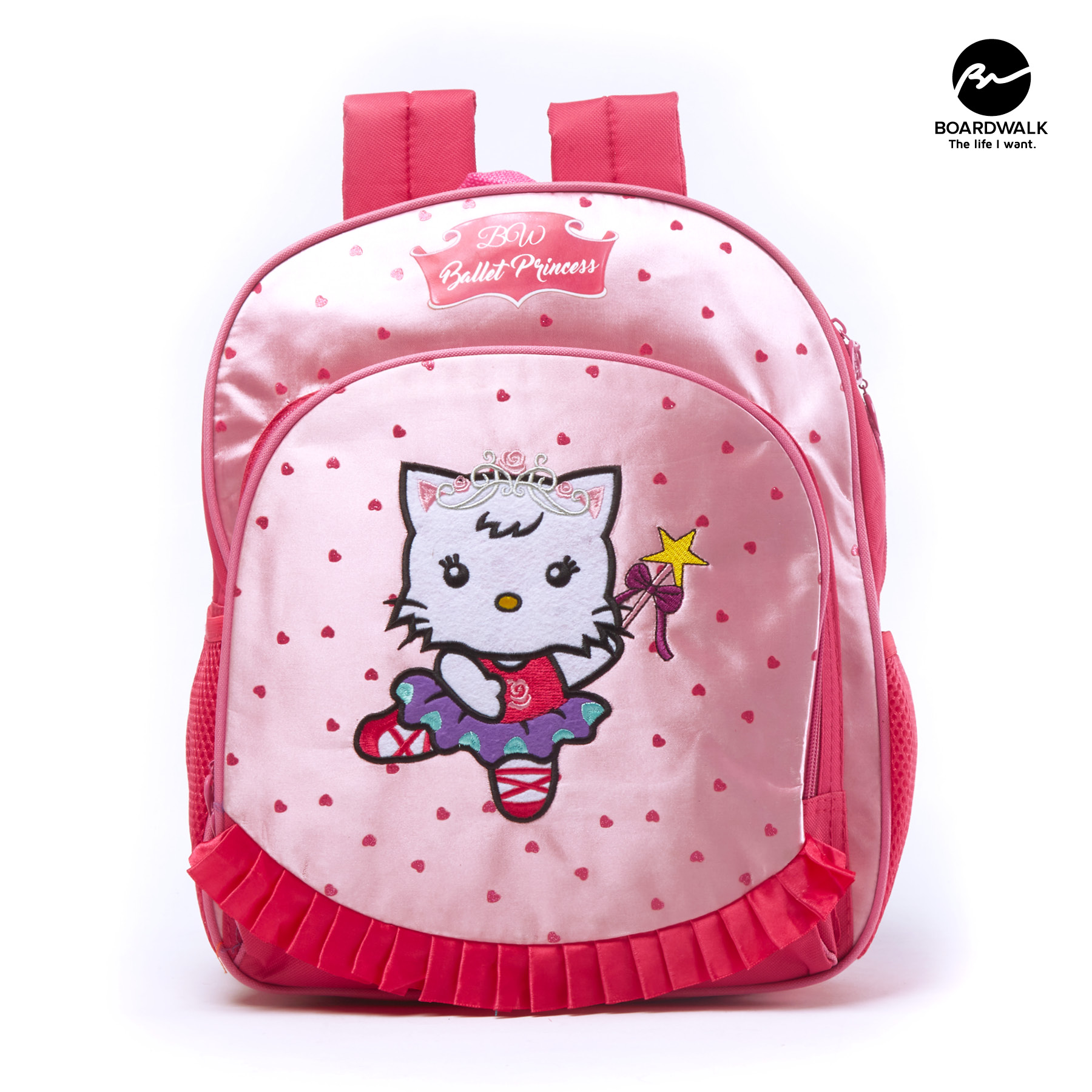 Boardwalk Feluz School Girls Backpack With Ballet Princess Design ...