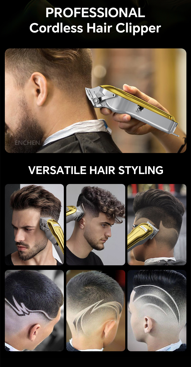 Enchen Electric Hair Clipper Trimmer Boost 3 Hair Razor Professional ...