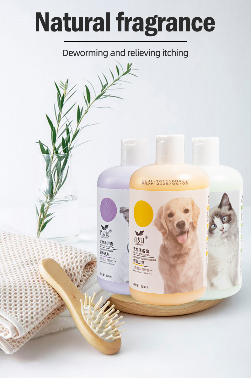 Pet Shampoo for Dog and Cat Anti-Flea & Tick Anti-Mange with ...
