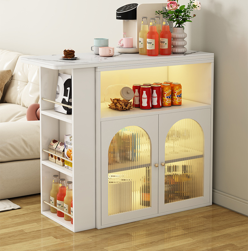 Transparent bar table home living room dining side table integrated ...