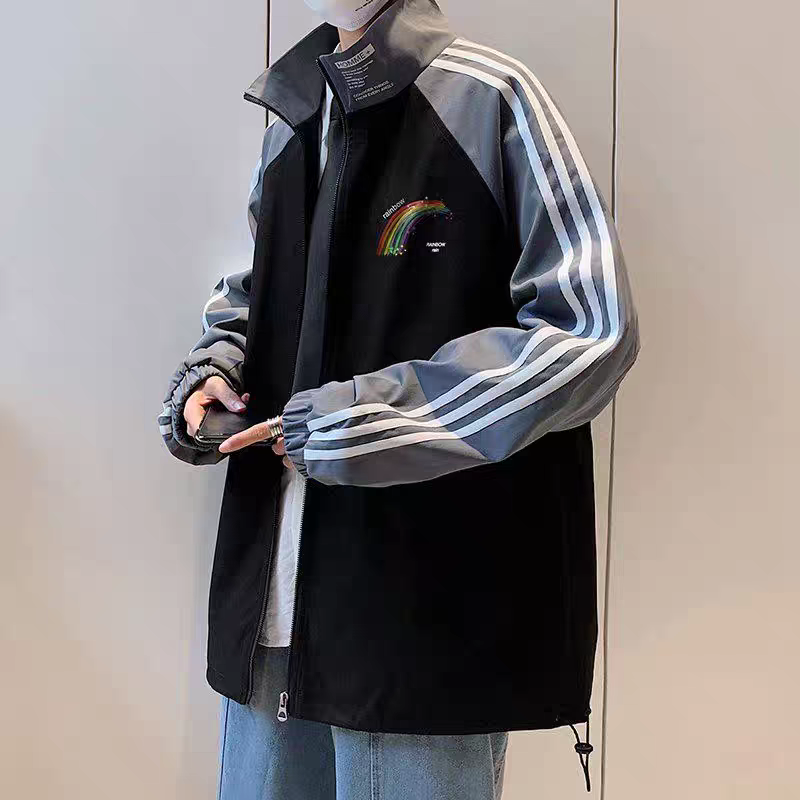 Fashion men's cashew fruit design retro pattern jacket/windbreaker ...