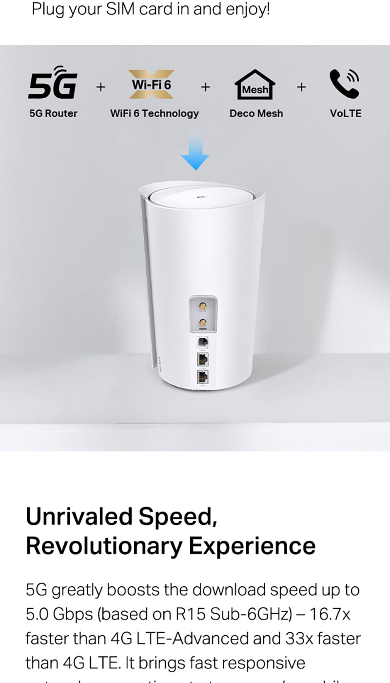 TP-Link | Deco X80-5G | Dual-Band | AX6000 | Whole Home | Mesh | Wi-Fi ...