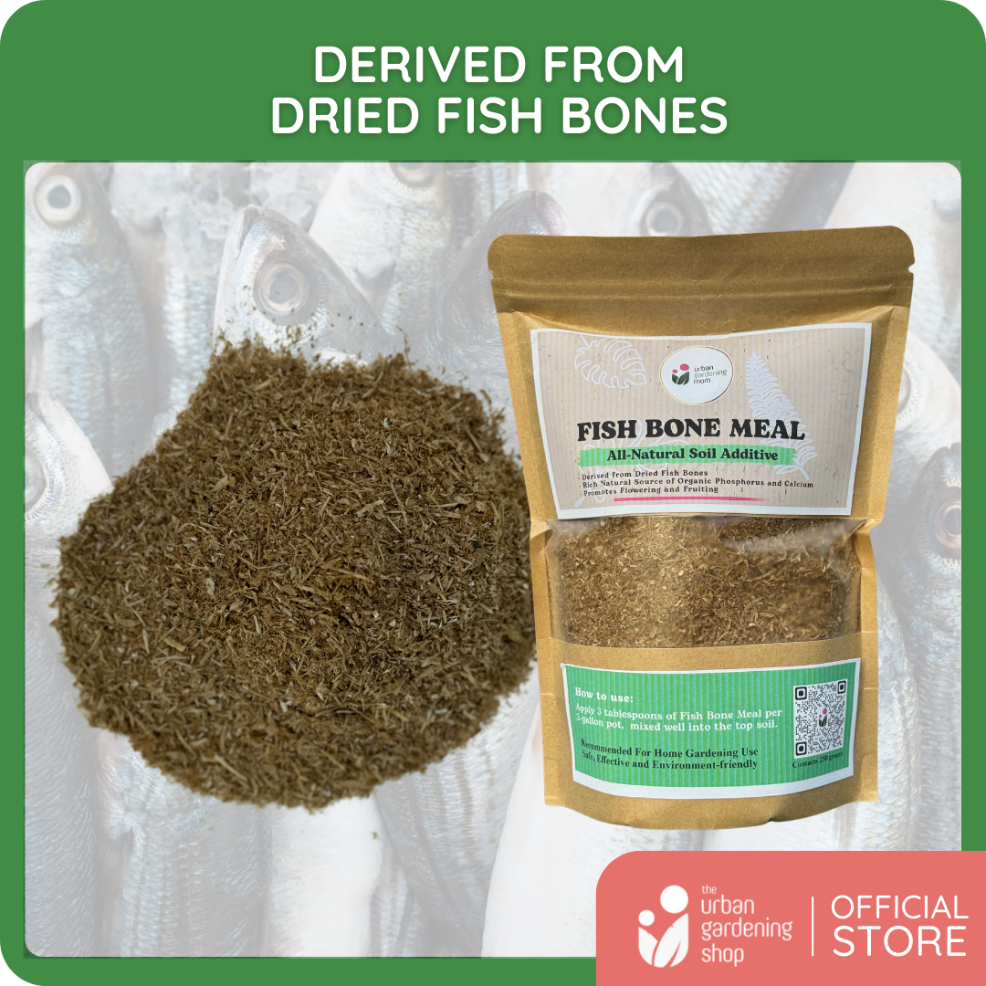 THE URBAN GARDENING SHOP Fish Bone Meal - All- Natural Soil Additive ...