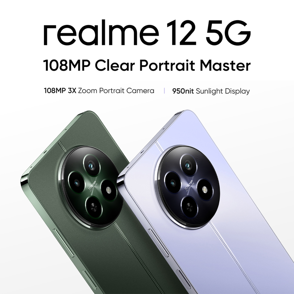 Realme 12 5G Smartphone | 8GB+256GB | 6.72” FHD+ Display | MTK ...