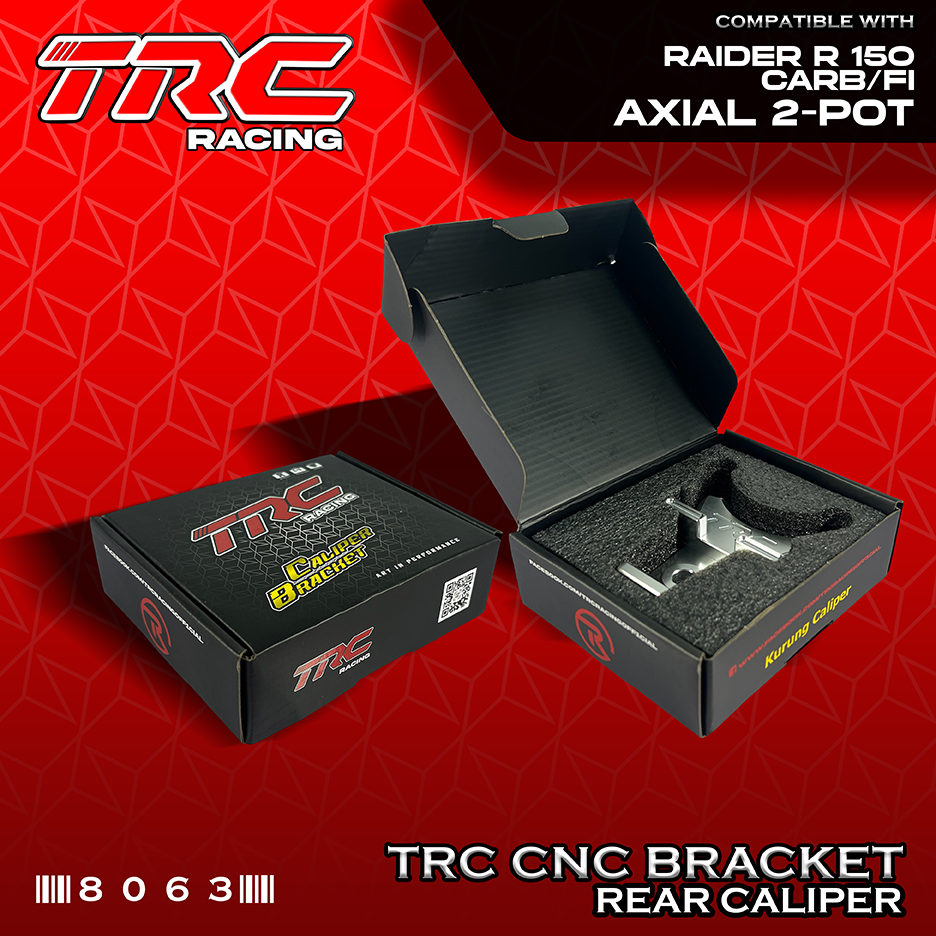 TRC RACING REAR 2POT AXIAL CALIPER BRACKET (190MM DISC STOCK SWING ARM ...