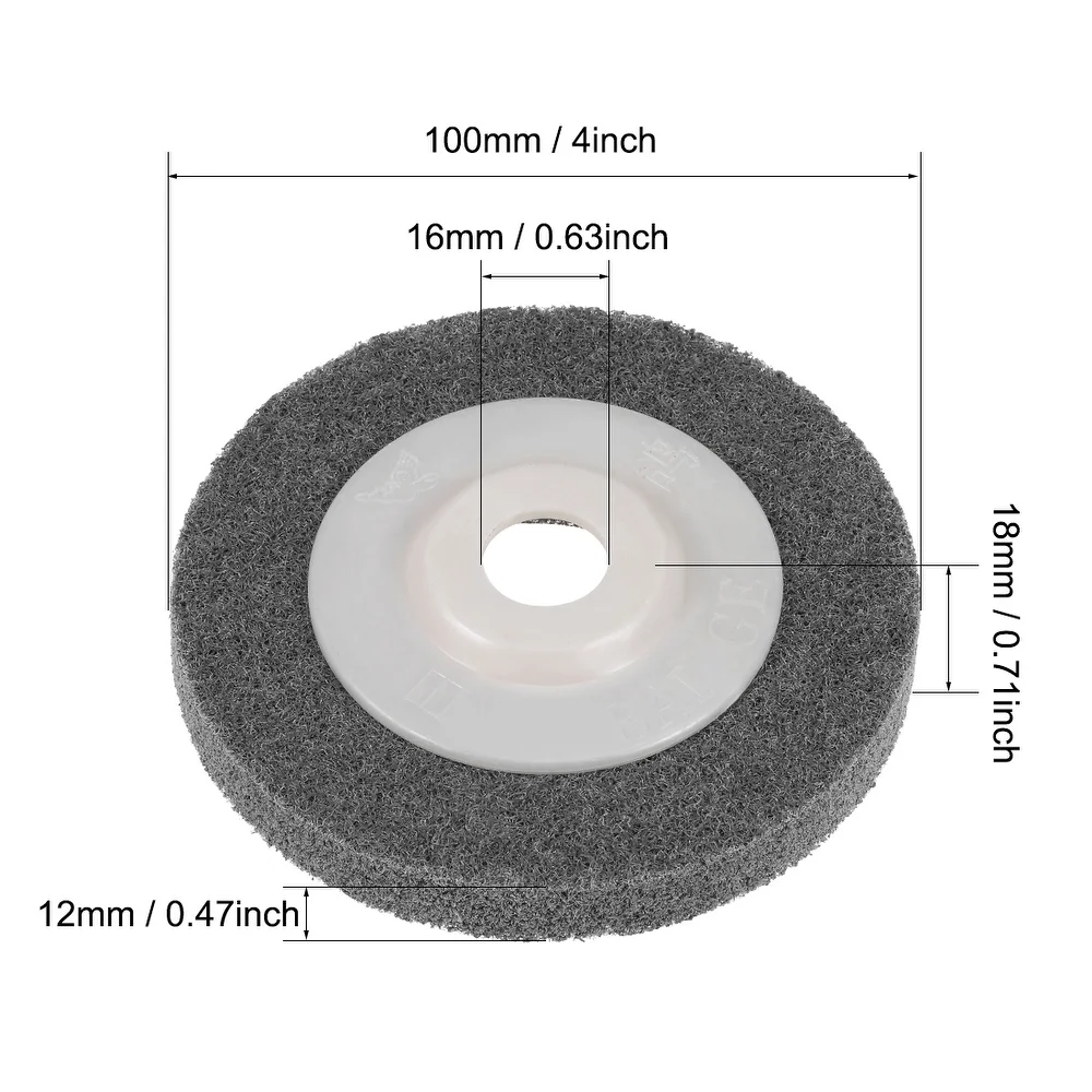 4" Buffing Disc for Grinder Buffing Disk Buffing Wheel Polishing ...