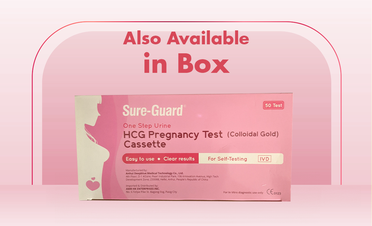 Sure-Guard Pregnancy Test Kit - Cassette Type for Accurate and Early ...
