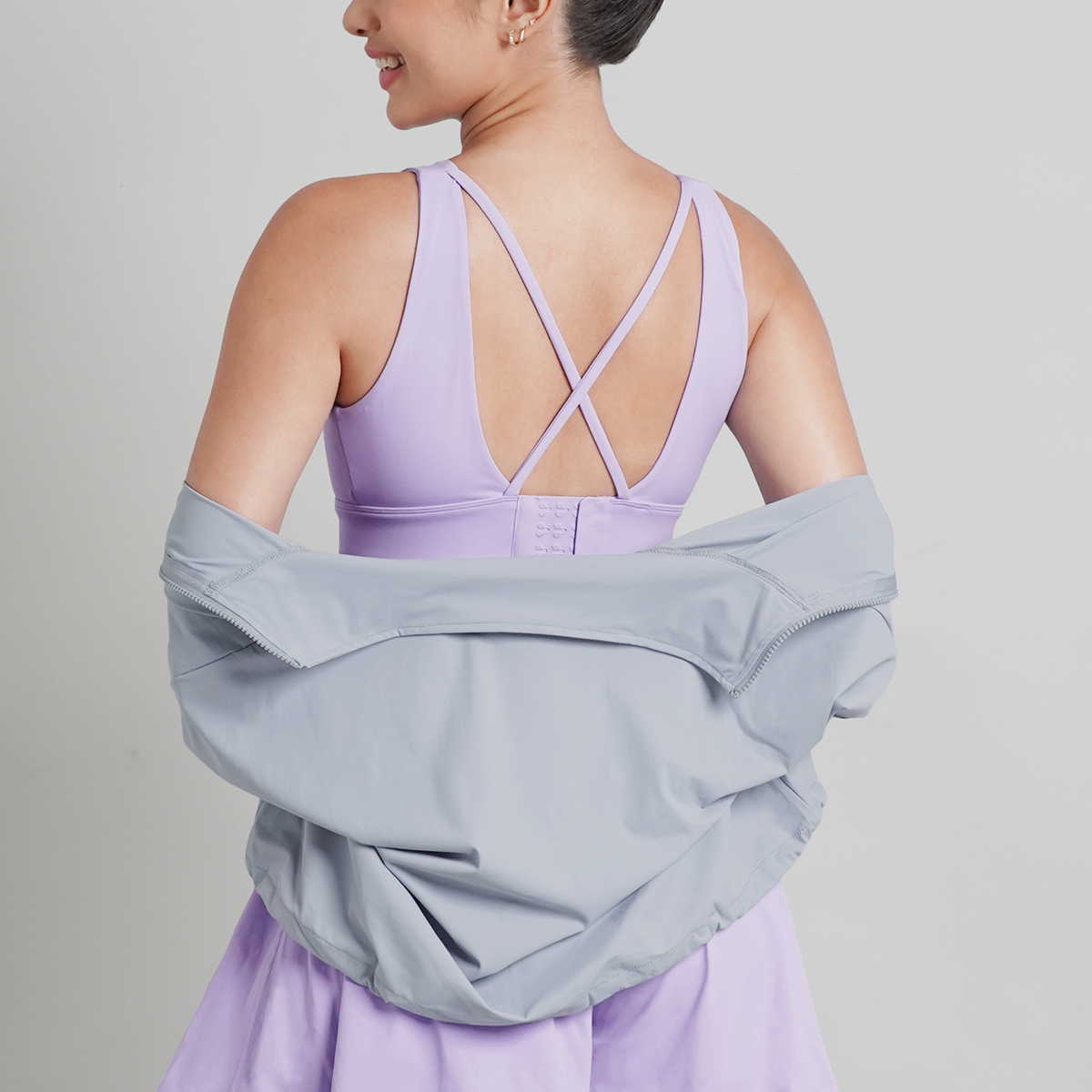 Lotus Activewear SPF 50+ UV Protection Pearl Cropped Parachute Jacket ...