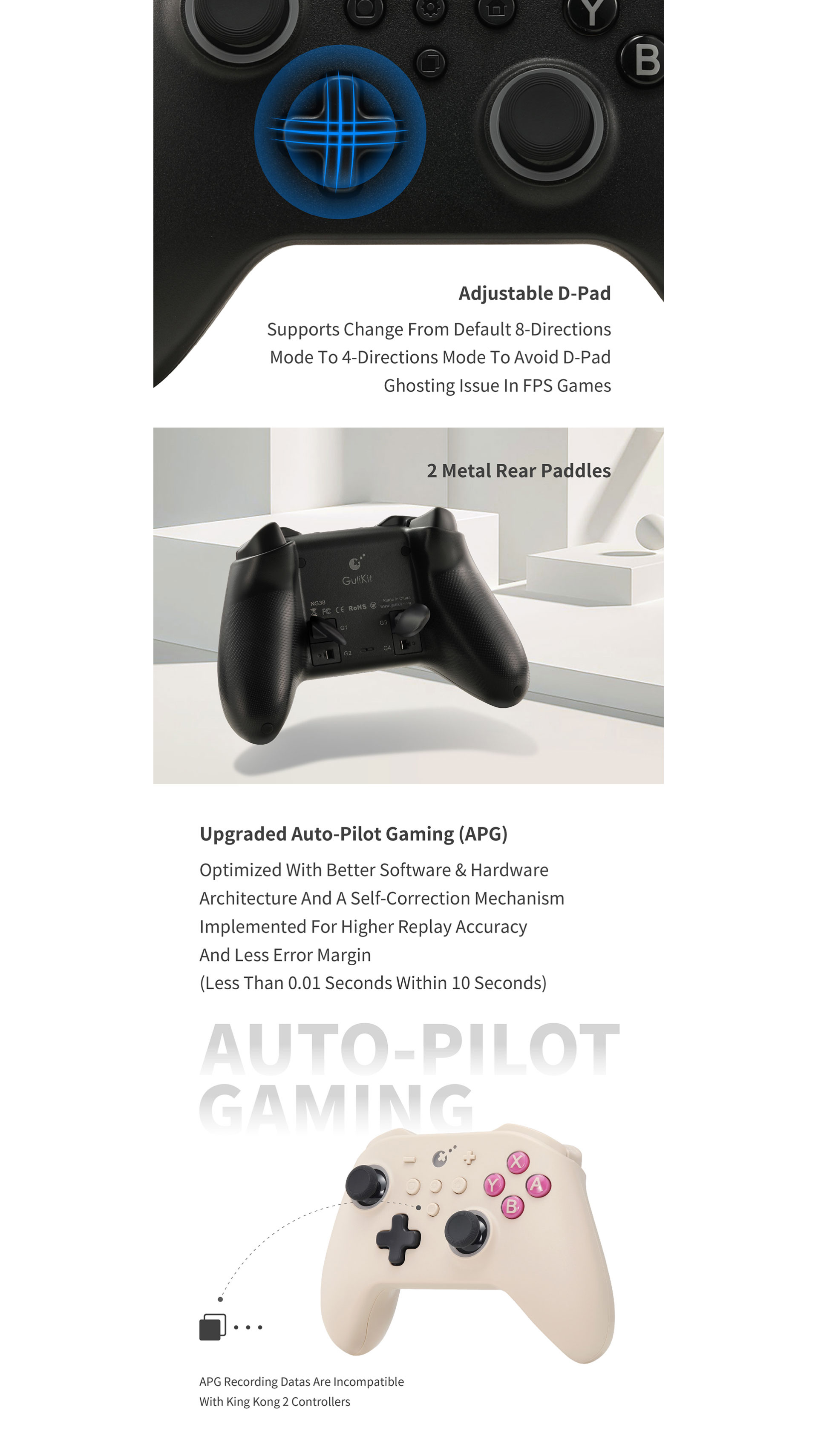 Gulikit KK3 KingKong 3 Pro Controller Retro (NS38) | Shopee Philippines