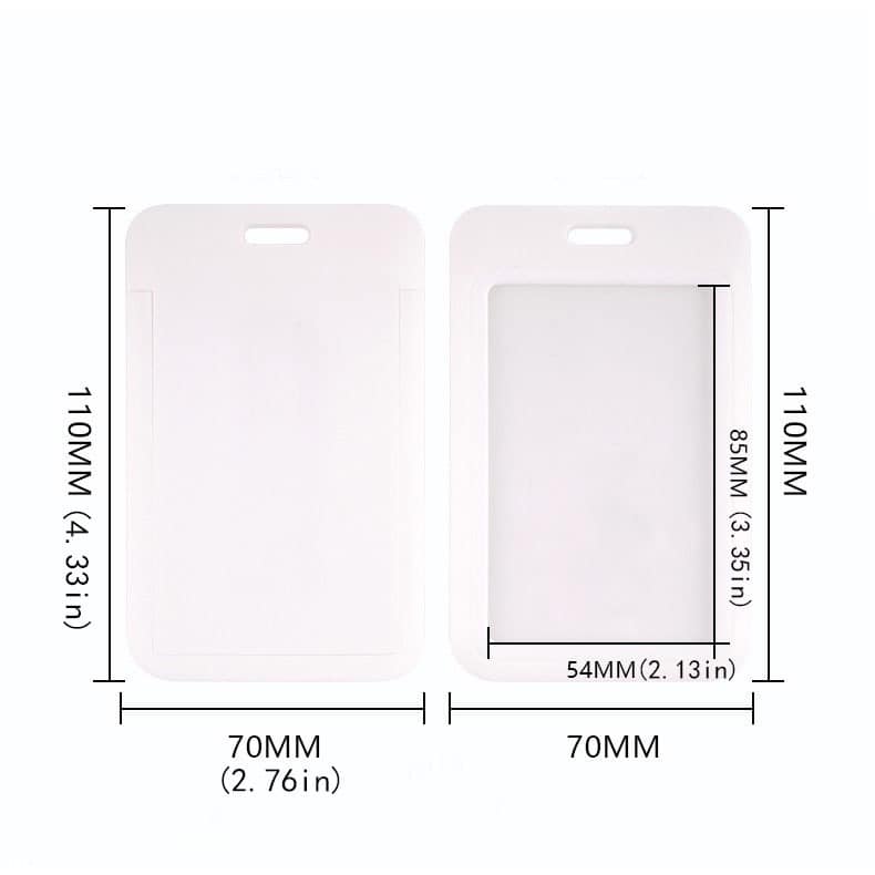 Multi-purpose Slide ABS material ID Card case school student ID Card ...