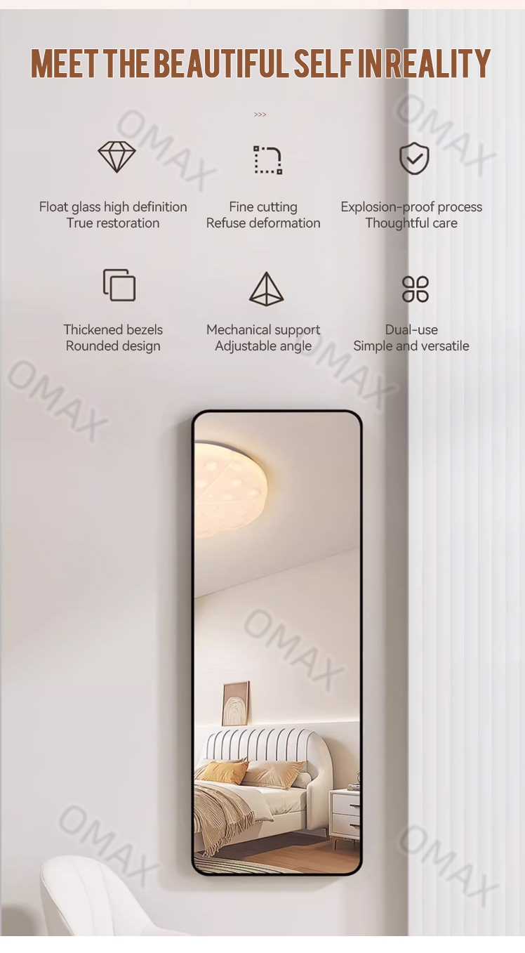 Full body mirror Mirror with stand Wall mirror Mirror wall whole body ...