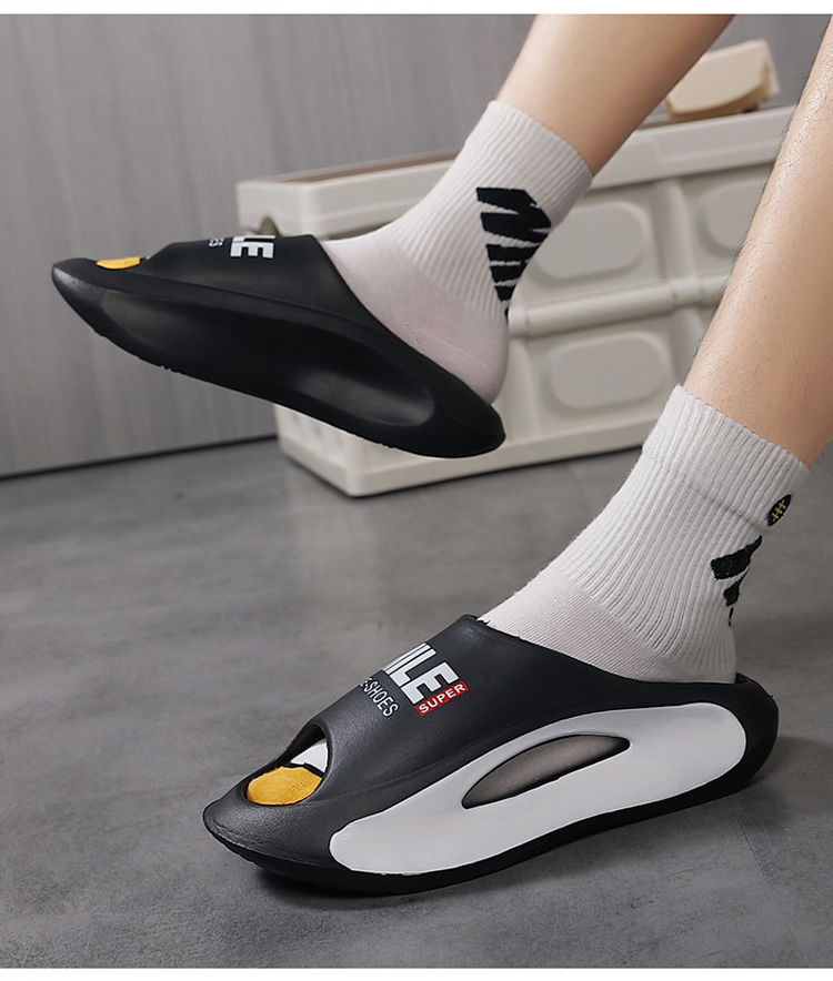 Men's fashion sports sandal Anti-slip and anti-friction thick sockliner ...