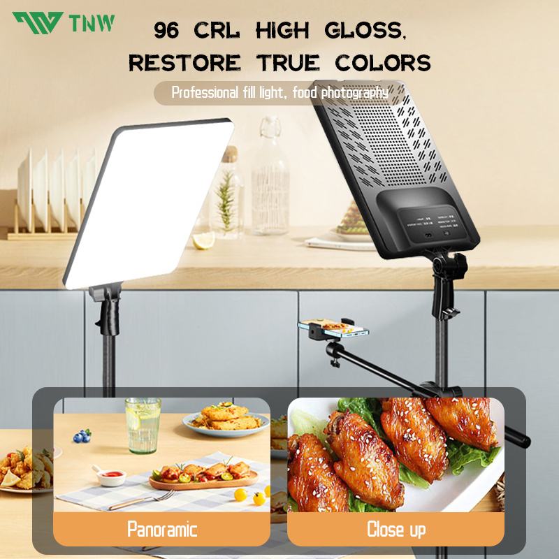 TNW 24Inch LED Video Panel Light Studio Light with Tripod Photography ...