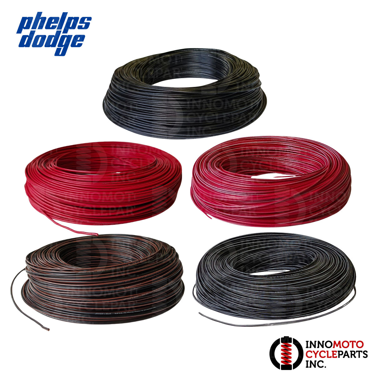 Phelps Dodge 18/16 AWG Automotive Wire (150m & 200m / box) Red / Black ...