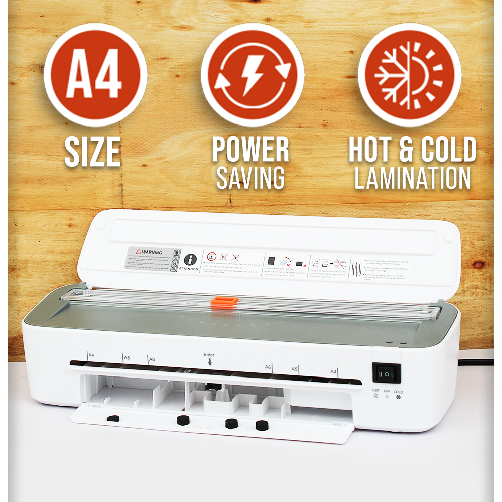 6in1 Laminating Machine A4 SL388 lamination MINI Hot/Cold ABS Laminator ...