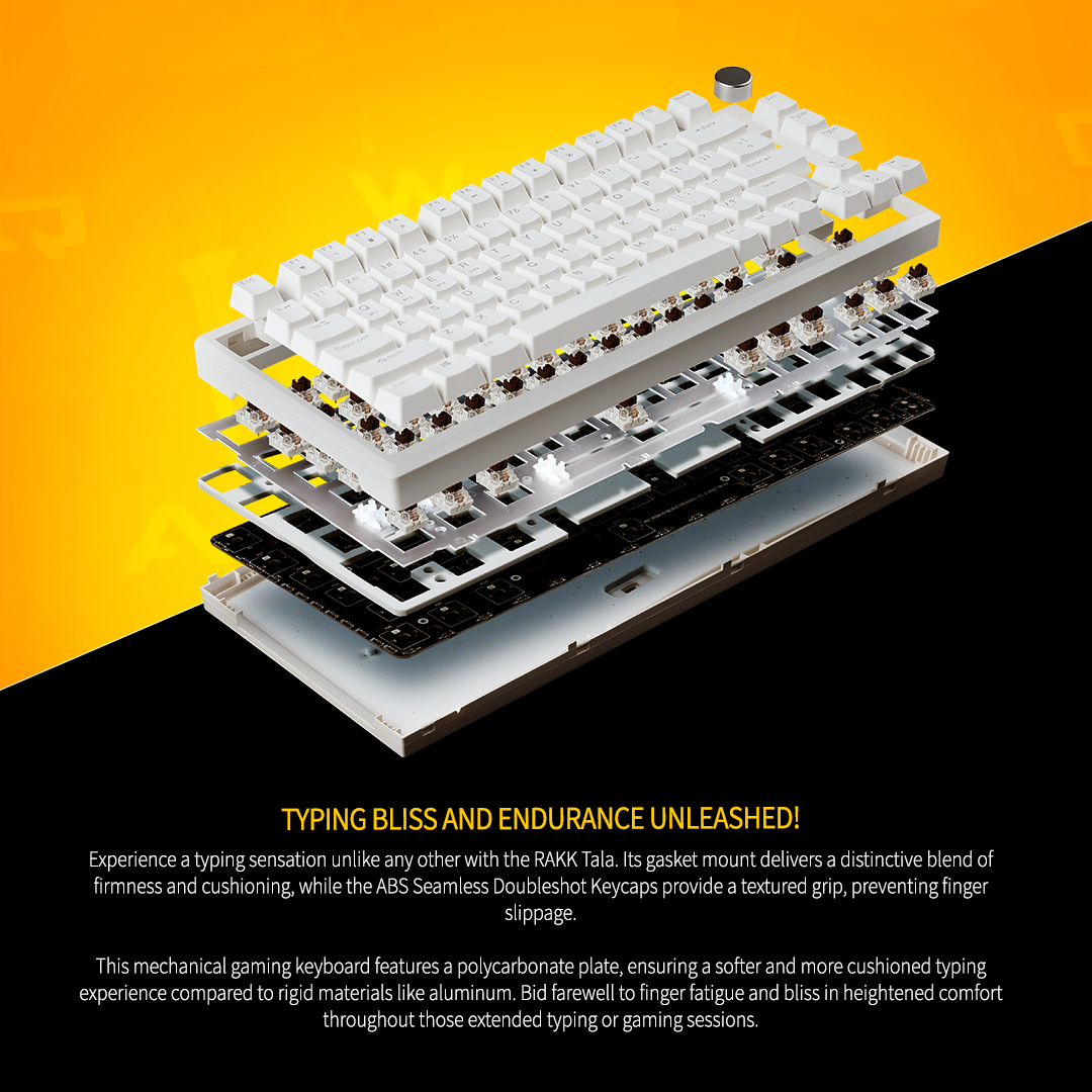 RAKK TALA 81 Keys Trimode Gaming Keyboard| RGB| Universal Hotswap ...