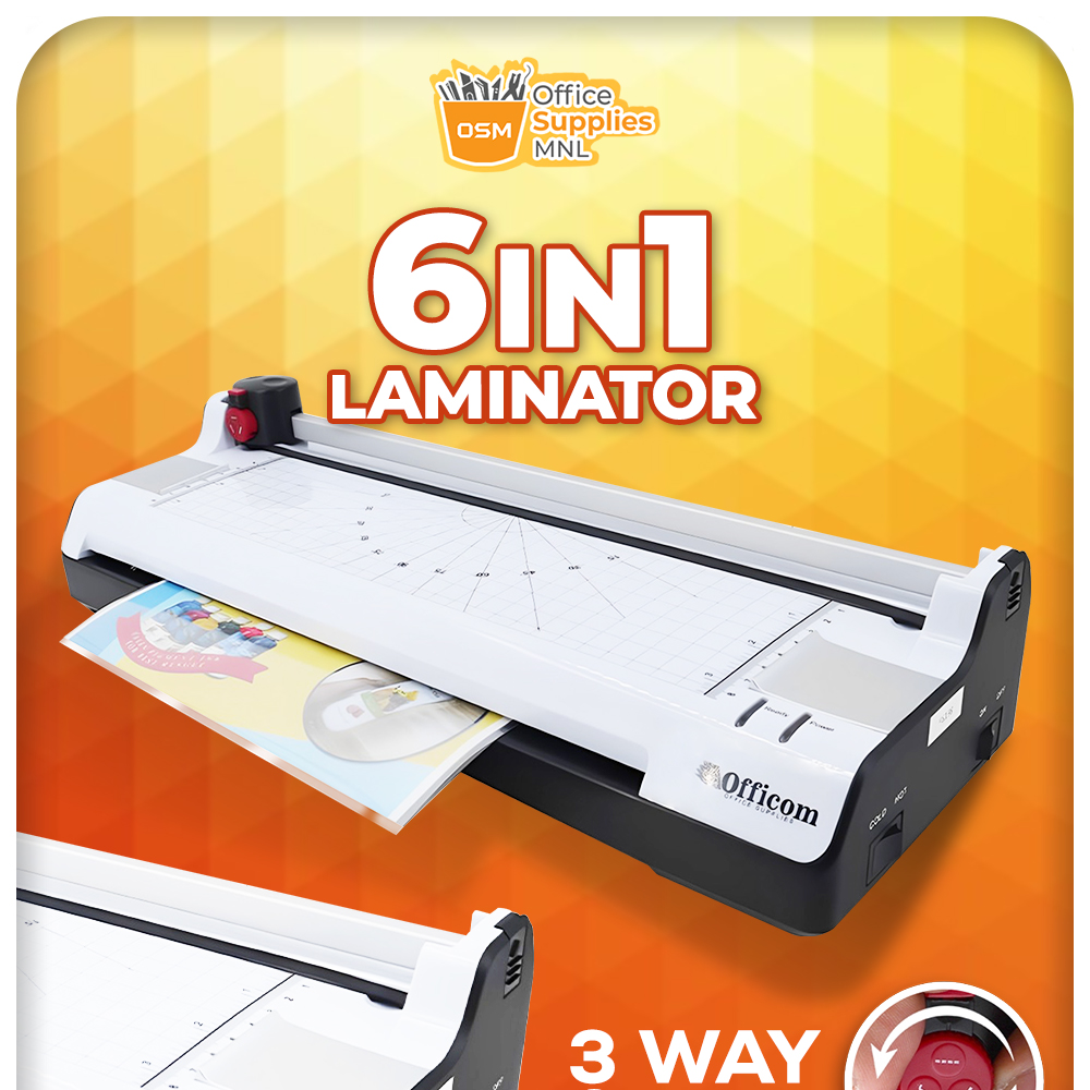 6in1 Laminator 3 Ways Cutter Laminating Machine A3/A4 Multi Functional ...