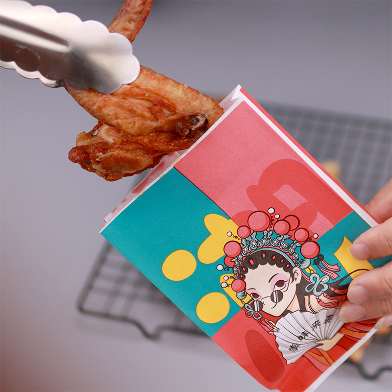 90pcs Food Sandwich Pancake burger Food Wax Paper Greaseproof Paper ...