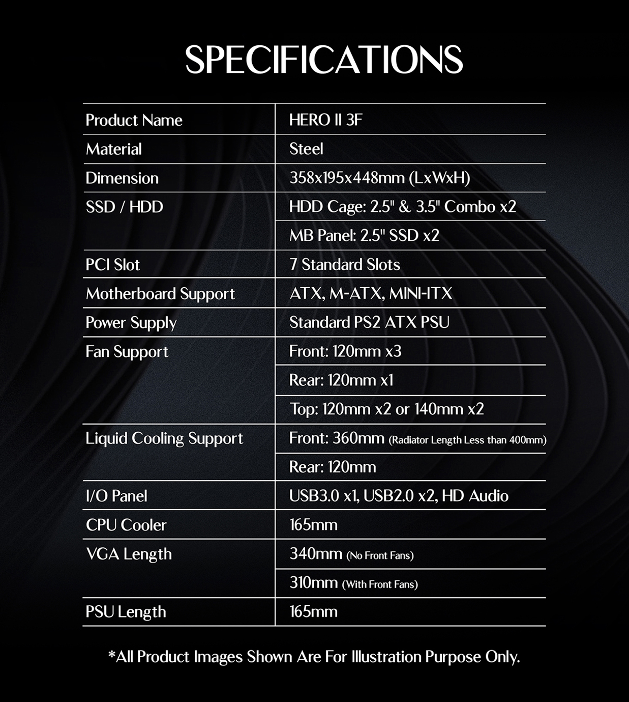 XIGMATEK Hero II PC Case - Mid Tower / Tempered Glass Front & Side ...