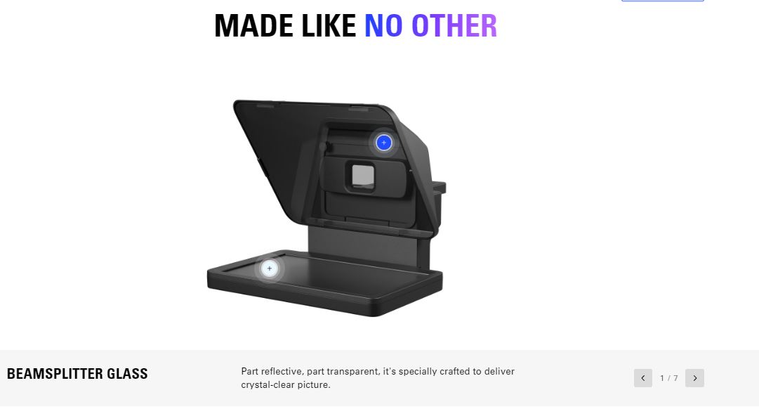 Elgato Prompter, All-in-One Creator's Teleprompter with Built-in Screen ...